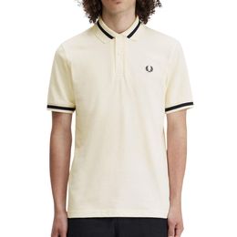 Fred Perry Polohemd In Der Farbe Light Oyster
