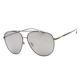 HUGO BOSS - Matt-Sonnenbrille f&uuml;r Herren/Damen Unisex, Metall (Silber)
