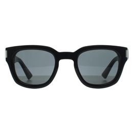 SAINT LAURENT Quadratisch Unisex Schwarz Grau SL 838