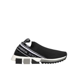 Dolce & Gabbana Dolce & Gabbana Schwarze Slip-On Sorrento Low-Top Sneakers