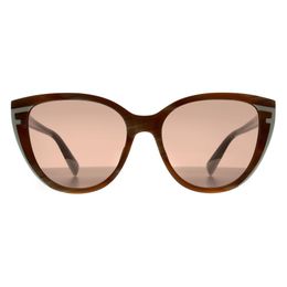 Furla Cat Eye Damen Honig Braun Wei&szlig; Horn Braun SFU783