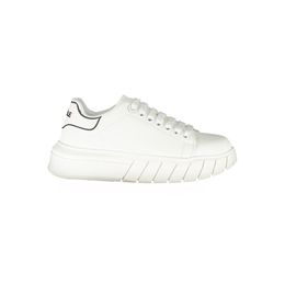 Gaelle Paris Wei&szlig;e Polyurethan Damen Sneaker