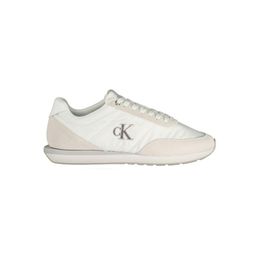 Calvin Klein Wei&szlig;e Recycelte Polyester Herren Sneaker
