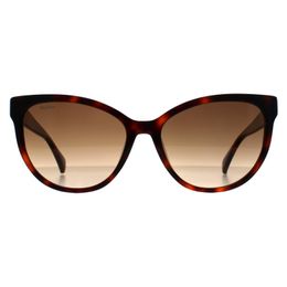 MaxMara Max Mara Rund Womens Dark Havana Braun Gradient MM0058 Logo 13