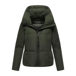Marikoo Damen Winterjacke Ninikaa mit Kapuze & Fleece-Innenfutter