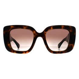 Gucci Square Damen Havanna Braun Farbverlauf GG1975S