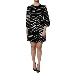 Dolce & Gabbana Zebra-Muster Mini-Kleid