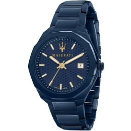 Maserati R8853141001 Blue Edition Herren 42mm Edelstahl Quarz Uhr