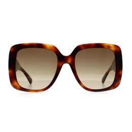 Longchamp LO713S 230 havannafarbene Sonnenbrille mit Farbverlauf