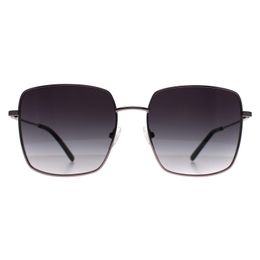 Calvin Klein CK22121S 051 Sonnenbrille mit leichtem rutheniumgrauem Farbverlauf