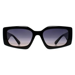 Guess GF6200 01B gl&Atilde;&curren;nzende schwarz lila Sonnenbrille mit Farbverlauf