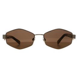 Marc Jacobs Oval Womens Gold Schwarz Gold Spiegel MARC 496/S