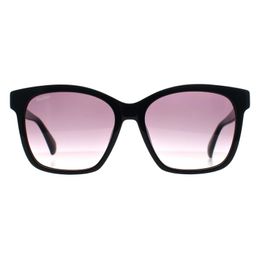 MaxMara Max Mara Square Womens Gl&auml;nzend Schwarz Rauch Grau Gradient MM0042 Logo9