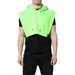 Dolce & Gabbana &Auml;rmelloses Hoodie-Crop-Top