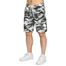 Enzo | Herren Camouflage Cargo-Shorts