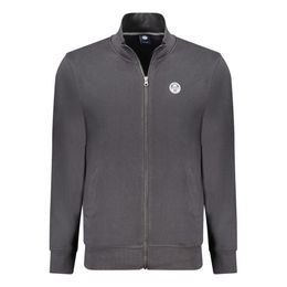 North Sails Schwarzes Baumwoll-Herren-Sweatshirt
