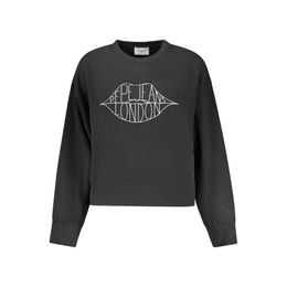 Pepe Jeans Schwarzes Baumwoll-Damen-Sweatshirt