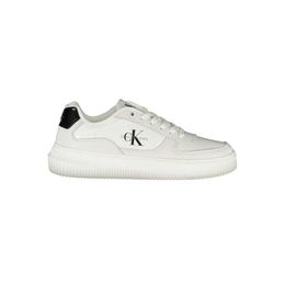 Calvin Klein Wei&szlig;e Leder Damen Sneaker