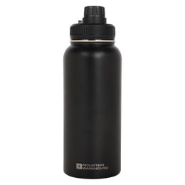 Mountain Warehouse - Wasserflasche, 1l (Schwarz)