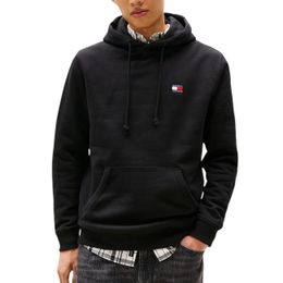 Tommy Hilfiger Kapuzenpullover mit kleiner Flagge - Regul&auml;re Passform