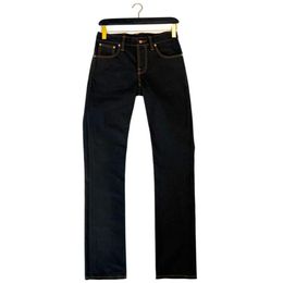 Nudie Jeans D&uuml;nne Finn Schwarze Jeans