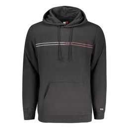 Tommy Hilfiger Schwarzer Baumwoll-Herren-Hoodie