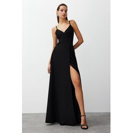 Langes, figurbetontes Abendkleid f&uuml;r Damen, einfarbig, ideal f&uuml;r Abschlussball und Abiball
