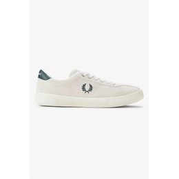 Fred Perry Tennisschuh Wildleder Herren Ecru/Grassroot Sneakers