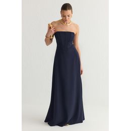 Marineblaues Abend- und Ballkleid