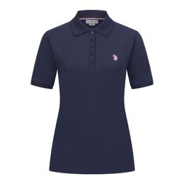 U.S. Polo Assn. Damen Poloshirt kurzarm aus Baumwoll-Elasthan
