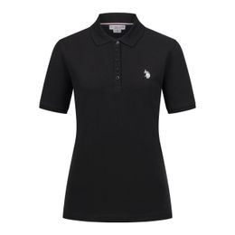 U.S. Polo Assn. Damen Poloshirt kurzarm aus Baumwoll-Elasthan