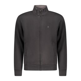 Coveri Moving Schwarzes Baumwoll-Sweatshirt f&uuml;r Herren