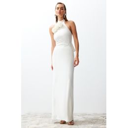 Unifarbenes, langes, &auml;rmelloses, figurbetontes Abendkleid f&uuml;r Damen, ideal f&uuml;r Abschlussball und Abiball.