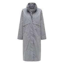 Navahoo Damen Parka &Uuml;bergangsjacke Zenbl&uuml;te mit Stehkragen