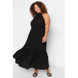 Curve Damen Unifarbene Midi-Kleider, &auml;rmellos, l&auml;ssig, in gro&szlig;en Gr&ouml;&szlig;en