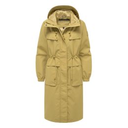 Navahoo Damen Parka &Uuml;bergangsjacke Kirschwind mit Kapuze