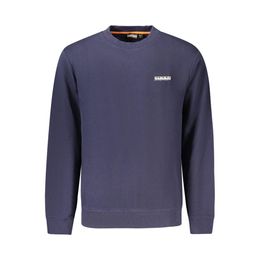 Napapijri Blau Baumwolle Herren Sweatshirt