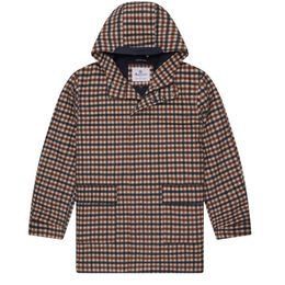 Aquascutum Active Woll-kapuzenmantel Club Check Jacke