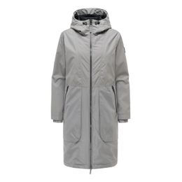 Navahoo Damen Parka &Uuml;bergangsjacke Edelumhang mit Kapuze