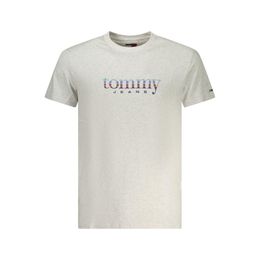 Tommy Hilfiger Graues Baumwoll-Herren-T-Shirt