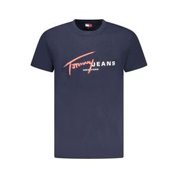 Tommy Hilfiger Blaues Baumwoll-Herren-T-Shirt