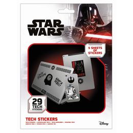 Star Wars - Aufkleber "Force" 29er-Pack - Papier (Schwarz/Wei&szlig;)