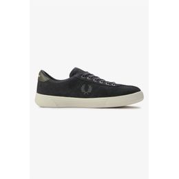 Fred Perry Tennisschuhe Wildleder Herren Anchor Grey Sneakers