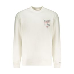 Tommy Hilfiger Wei&szlig;es Baumwoll Herren Sweatshirt