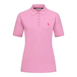 U.S. Polo Assn. Damen Poloshirt kurzarm aus Baumwoll-Elasthan