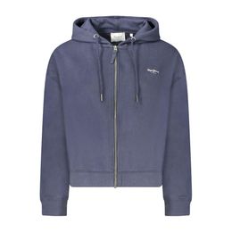 Pepe Jeans Blaue Baumwoll-Hoodie f&uuml;r Frauen