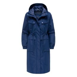 Navahoo Damen Parka &Uuml;bergangsjacke Kirschwind mit Kapuze