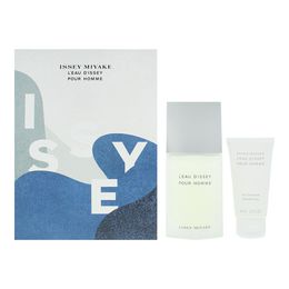 Issey Miyake L'eau D'issey Pour Homme Eau de Toilette 75ml + Duschgel 50ml Geschenkset f&uuml;r ihn