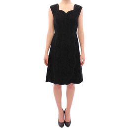 Dolce & Gabbana Spitzen-A-Linie Kleid mit Herzausschnitt