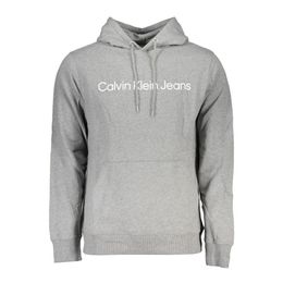 Calvin Klein Grigio Baumwoll-Herren-Sweatshirt